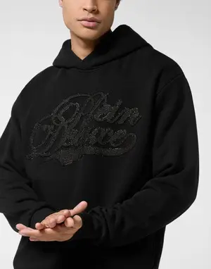 Philipp Plein Hoodie Sweatshirt Plein Deluxe Stones - Black/black