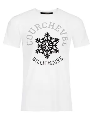BILLIONAIRE T-shirt Round Neck Ss Winter Club - White