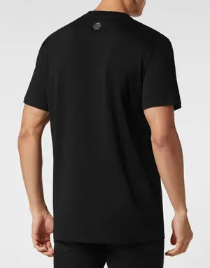 Philipp Plein T-shirt Round Neck Chrome