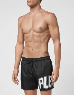 Philipp Plein Beachwear Short Trousers - Black