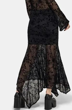 DISTURBIA Deadly Nightshade Maxi Skirt