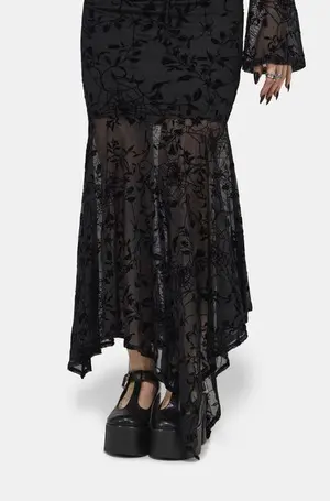 DISTURBIA Deadly Nightshade Maxi Skirt