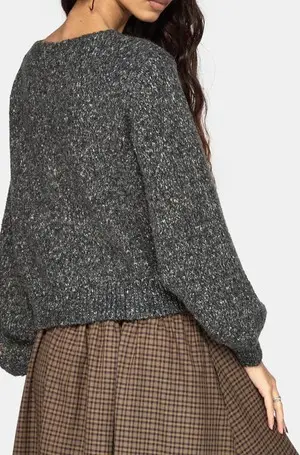 DISTURBIA Beatrix Mushroom Knit Sweater