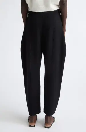 LISA YANG Barrel Wool & Cashmere Trousers