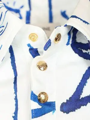 Celine Printed Silk Shirt