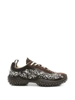 Miu Miu Bubble Embroidered Sneakers - Multicolor