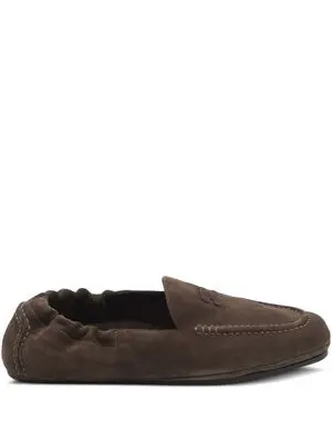 Celine Adam Suede Leather Loafers