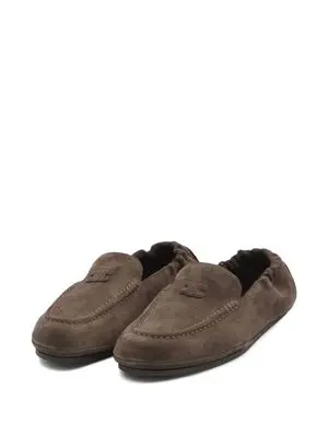 Celine Adam Suede Leather Loafers