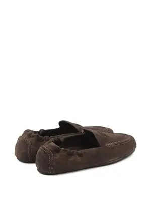Celine Adam Suede Leather Loafers