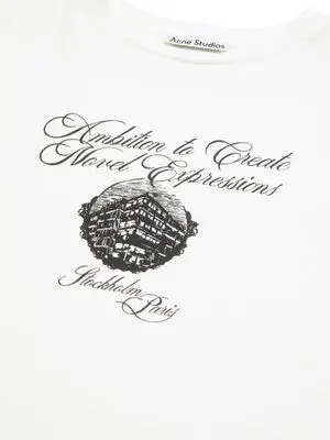 Acne Studios Logo Cotton T-shirt