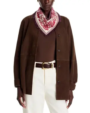 Echo Floral Wool & Silk Bandana Wine Tasting