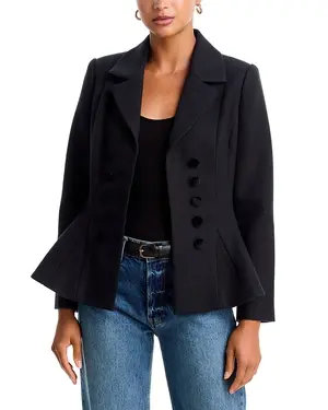 Aqua Peplum Slim Fit Blazer Exclusive