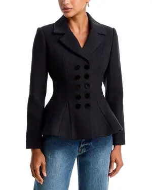 Aqua Peplum Slim Fit Blazer Exclusive