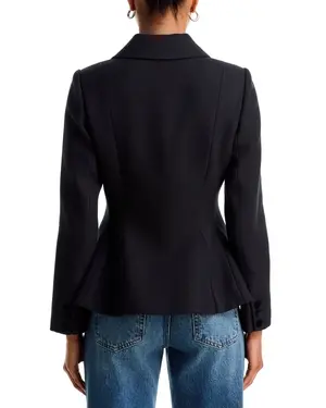 Aqua Peplum Slim Fit Blazer Exclusive