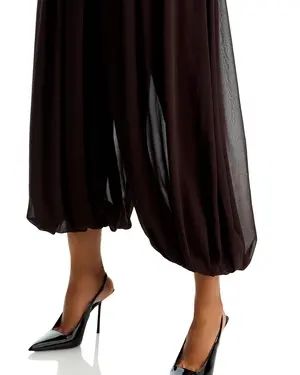 Aqua Long Sleeve Balloon Jumpsuit Exclusive