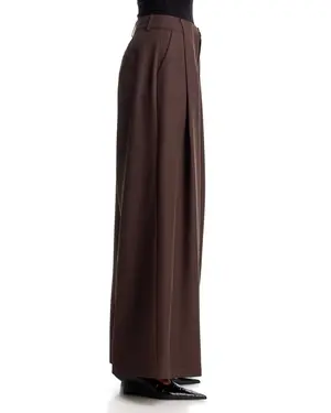 Aqua Pleated Wide Leg Pants Exclusive