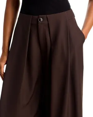 Aqua Pleated Wide Leg Pants Exclusive