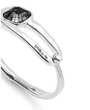 UNODE50 Bracelet With Black Faceted Glass