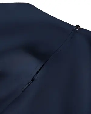 Whistles Pleated Asymmetrical Dress