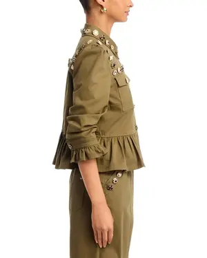 Cinq À Sept Delanie Mixed Buttons Jacket