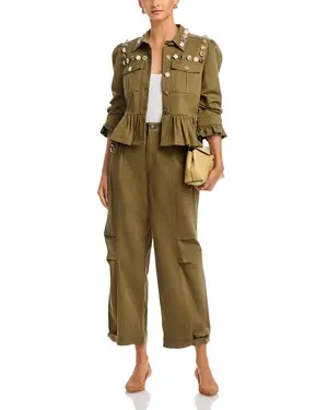 Cinq À Sept Agnes Mixed Buttons Pants