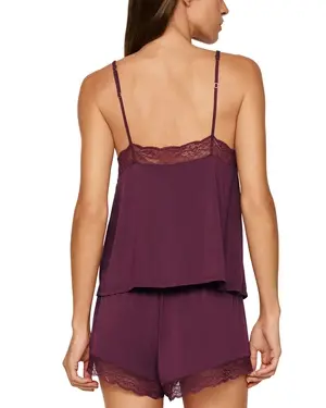 Eberjey Kari Lace Trim Cami & Shorts Pajama Set