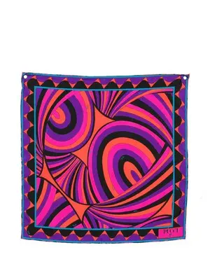 Emilio Pucci Printed Foulard Fuchsia