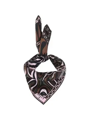 Emilio Pucci Printed Foulard Green