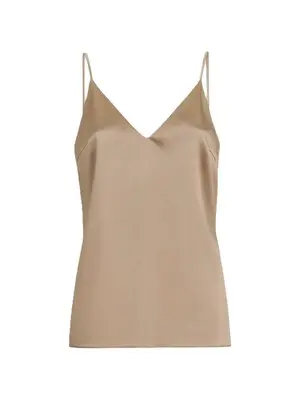 Brunello Cucinelli Silk Top - Brown