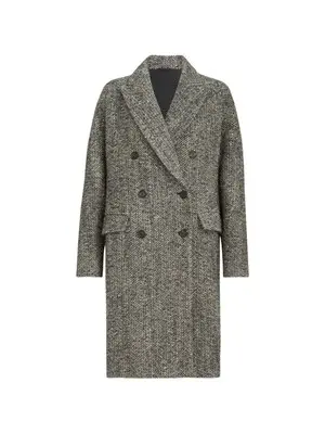 Brunello Cucinelli Herringbone Coat