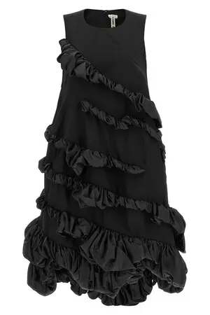 Comme Des Garçons Sculptural Ruffles Dress