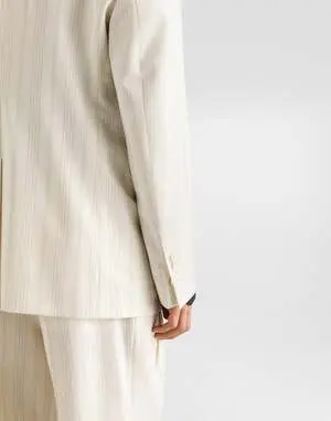 Dolce & Gabbana Sinatra Single-breasted Pinstripe Wool Jacket