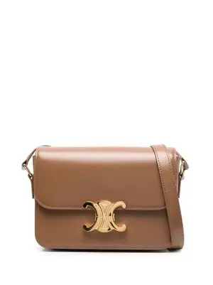 Celine Triomphe Teen Leather Shoulder Bag - Multicolor