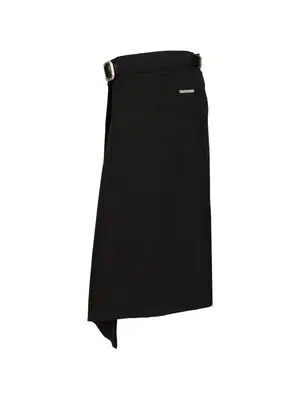 Attico Wool Midi Skirt