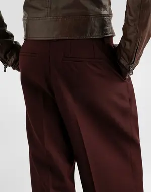 Dolce & Gabbana Wool Gabardine Trousers