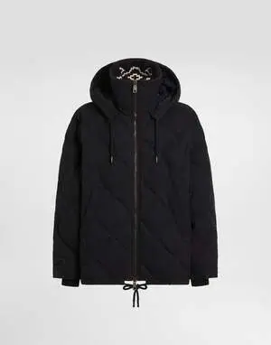 Dolce & Gabbana Quilted Cotton Padded Jacket - Blue