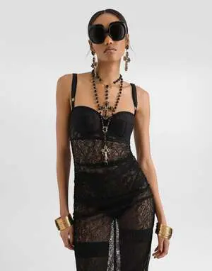 Dolce & Gabbana Lace Midi Dress