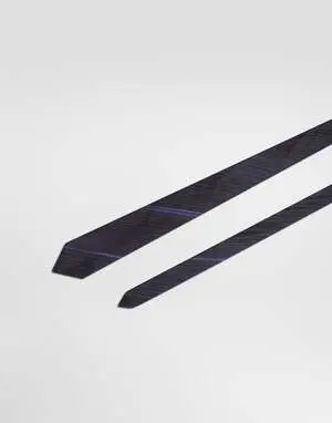 Dolce & Gabbana Striped-print Twill Tie - Multicolor