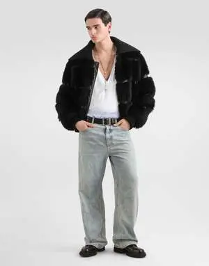 Dolce & Gabbana Fur Bomber Jacket