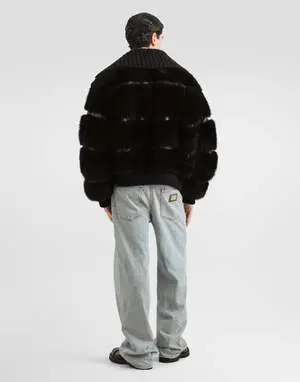Dolce & Gabbana Fur Bomber Jacket