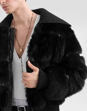 Dolce & Gabbana Fur Bomber Jacket