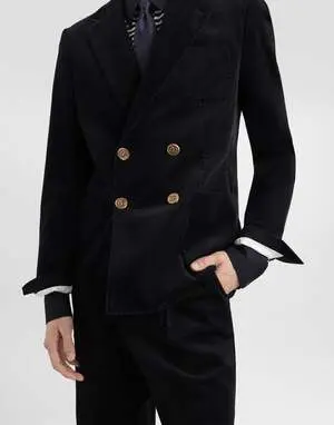Dolce & Gabbana Portofino Double-breasted Velvet Jacket