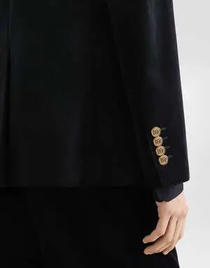 Dolce & Gabbana Portofino Double-breasted Velvet Jacket