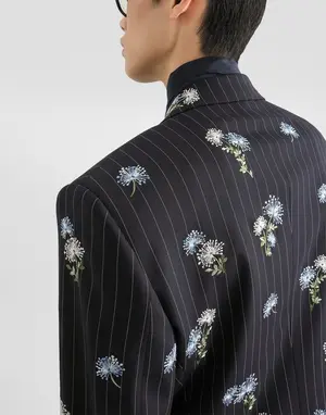 Dolce & Gabbana Double-breasted Palermo Wool Suit With Embroidery