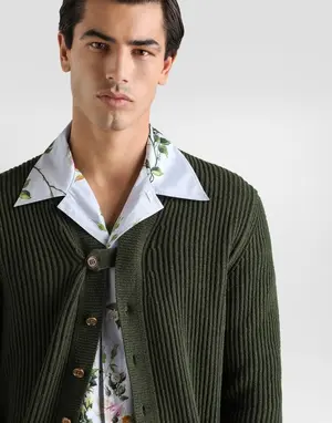 Dolce & Gabbana English Rib Knit Cardigan
