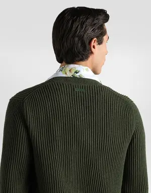 Dolce & Gabbana English Rib Knit Cardigan