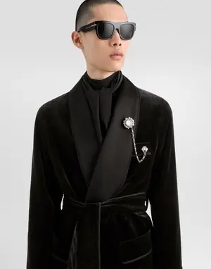Dolce & Gabbana Velvet Sicilia Light Jacket
