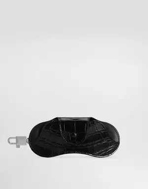 Dolce & Gabbana Alligator Eyewear Case - Black