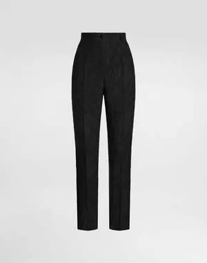 Dolce & Gabbana Brocade Trousers - Black