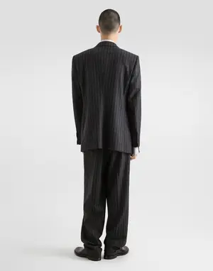 Dolce & Gabbana Pinstripe Flannel Trousers